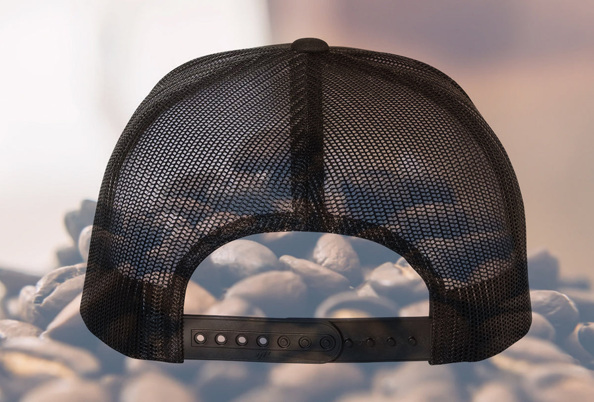 JAVA JAWS MAUI SU~PRIMO CLASSY CAMO TRUCKER PATCH HAT